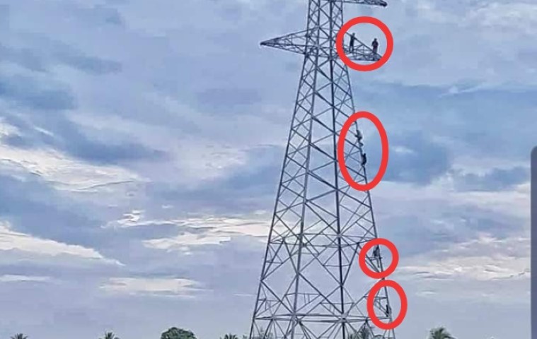 Tower SUTT 150 kV Mendadak Jadi Lokasi Hiburan, PLN Tembilahan Beri ...