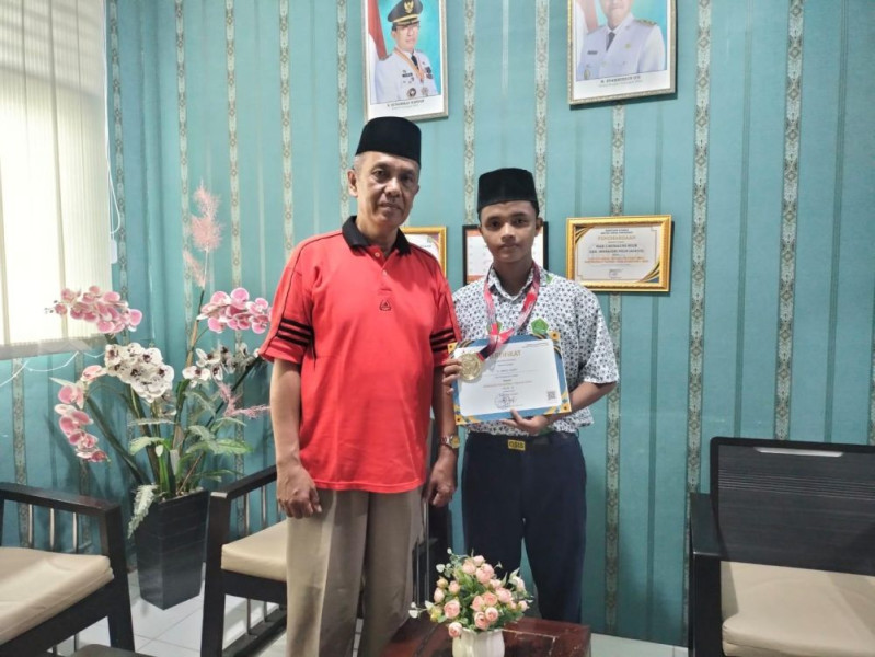 Siswa MAN 1 Inhil Raih Medali Emas Olimpiade PAI