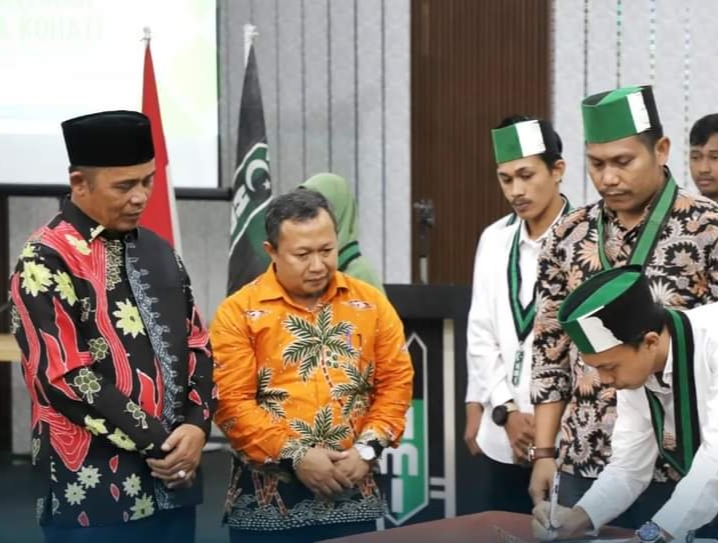 Pj Bupati Hadiri Pelantikan Pengurus HMI dan KOHATI Periode 2024 2025