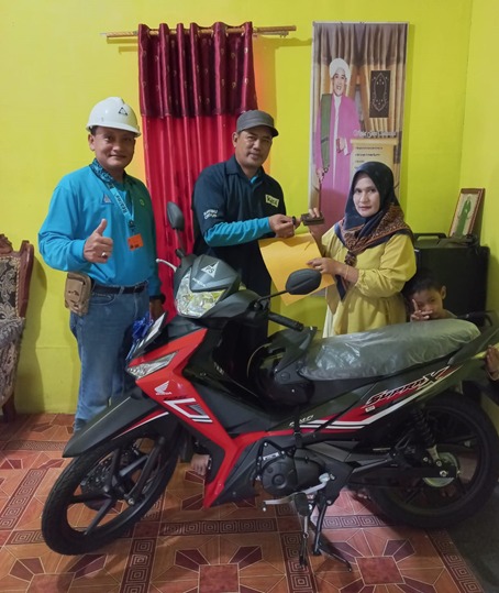 Rangkaian HUT 55 Tahun, Sambu Group Serahkan Grand Prize Sepeda Motor ...