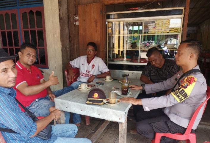 Polsek GAS Terus Imbau Masyarakat Jelang Pemilu 2024