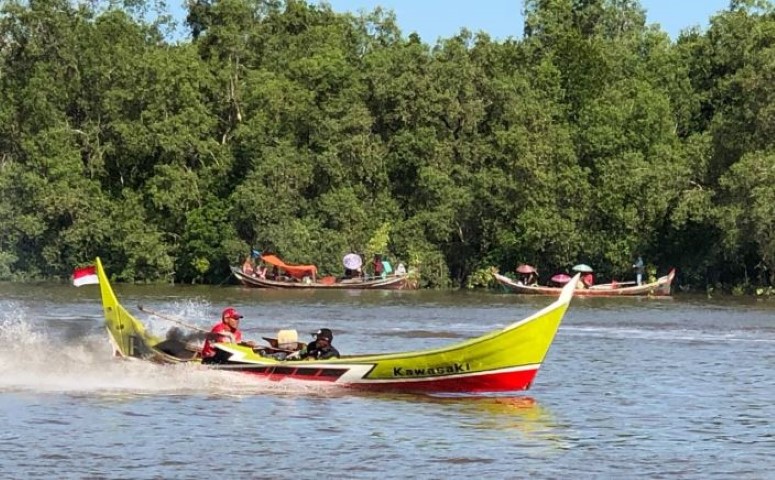 Festival Pacu Pompong di Kuala Patah Parang, Wisata Baru di Inhil