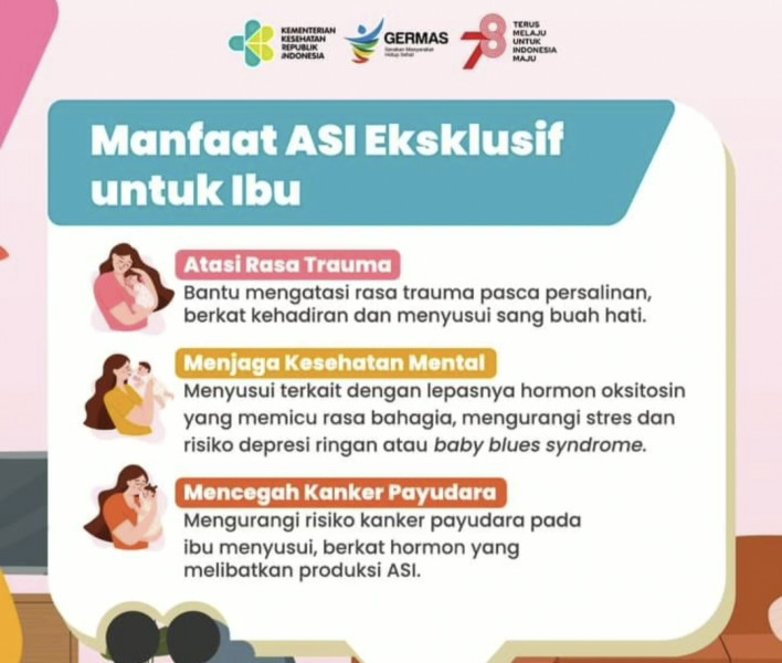 Memfaat ASI Untuk Ibu dan Anak