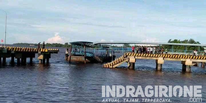 Meski Amblas, Pelabuhan Syahbandar Guntung Tetap Beroperasi