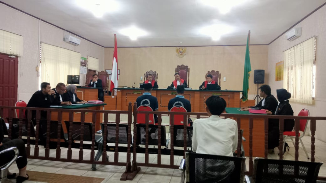Dua Terdakwa Lakalaut SB Evelyn Calisca 01 Jalani Sidang Perdana