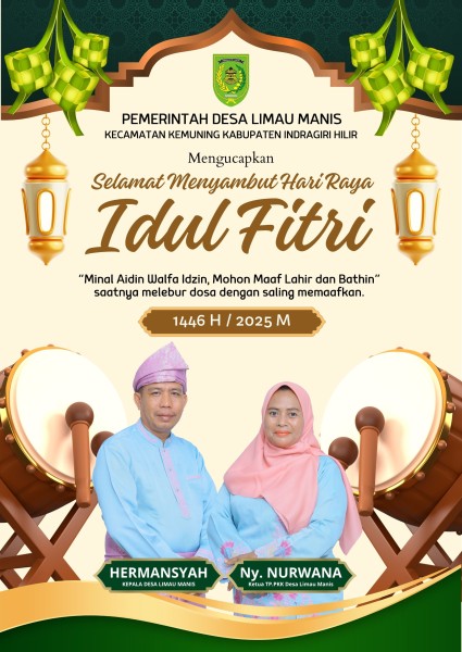 Pemdes Limau Manis Ucapkan Selamat Hari Raya Idul Fitri 1446