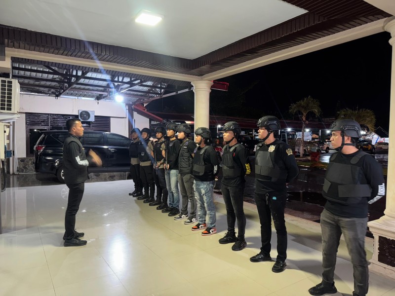 Tim Raga Polres Inhil Patroli Dialogis Incar Premanisme Dan Geng Motor