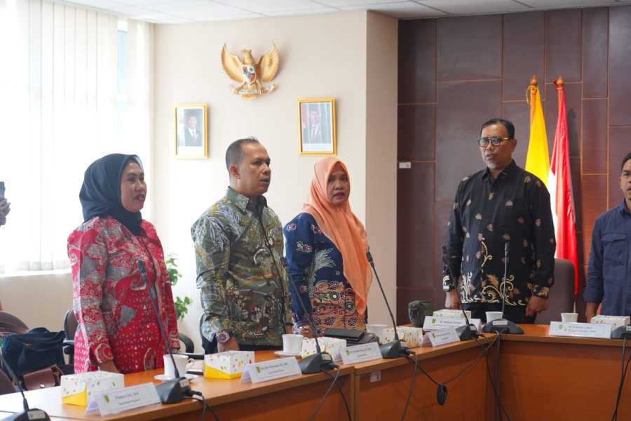 PJ. Bupati Inhil Teken MoU Pembibitan Aparatur Statistika dengan STIS