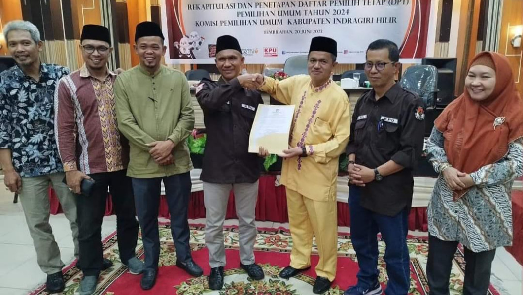 KPU Inhil Tetapkan Data Pemilih Tetap Sebanyak 514.427, Terbanyak di ...